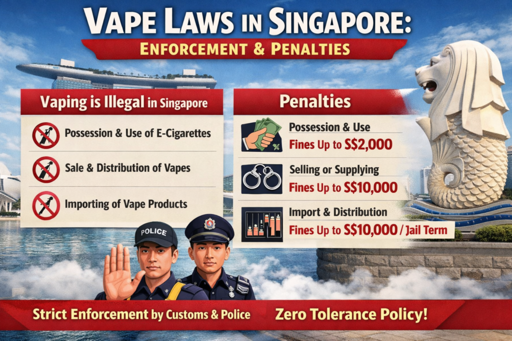 Vape Laws in Singapore: Enforcement and Penalties - IRB Law Singapore
